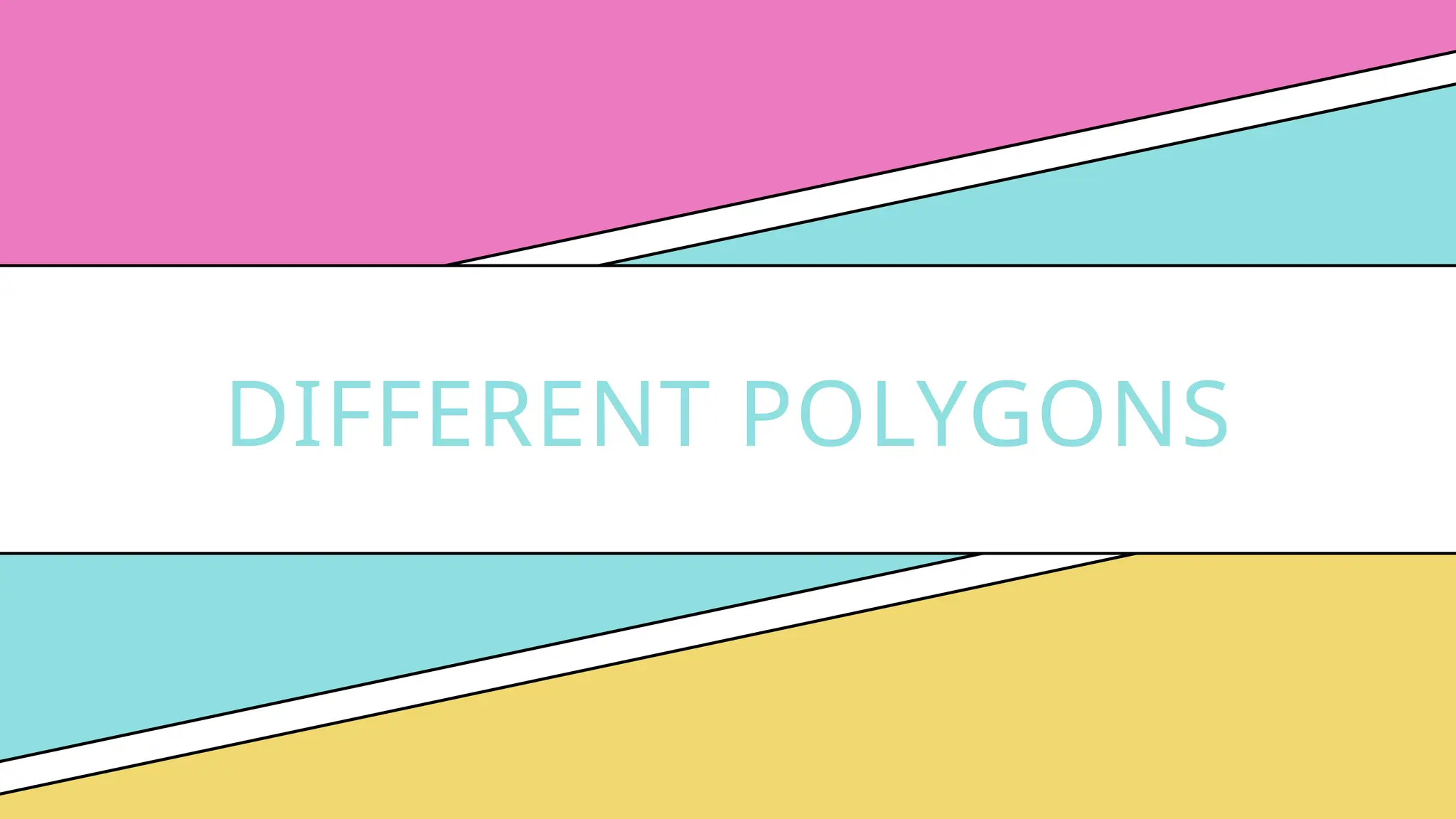 Introduction to Polygons Educational Presentation in Colorful ...