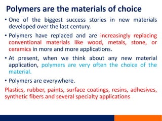 Introduction to Polymer Science and engineering | PDF