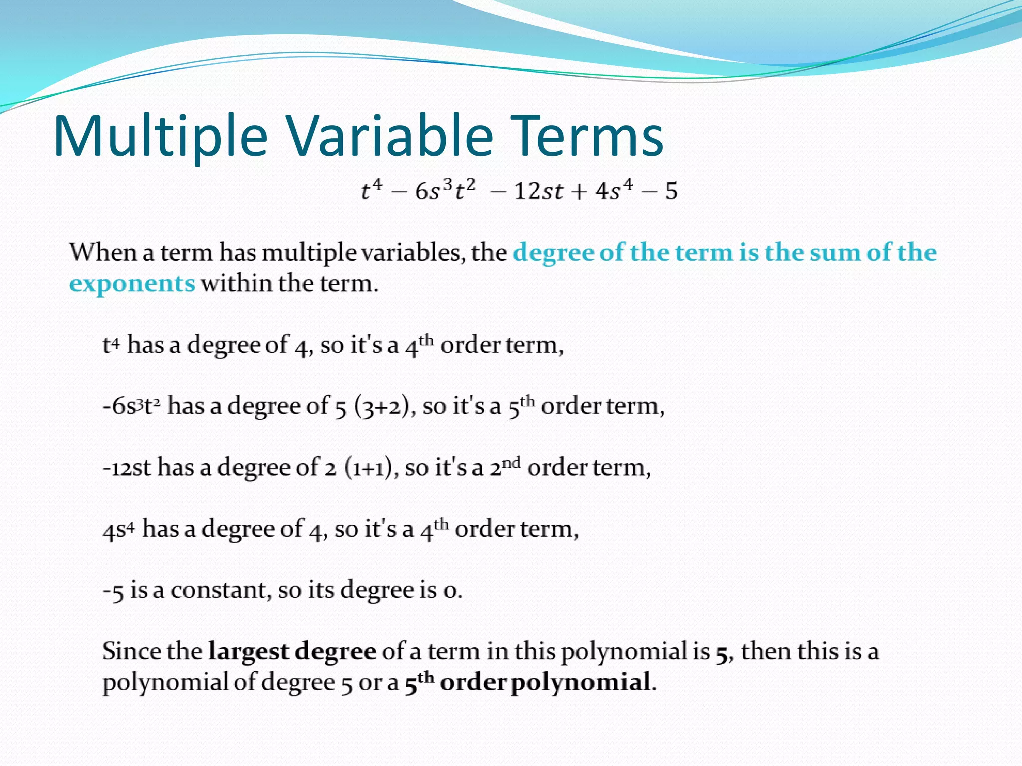 Introduction to Polynomial Functions | PPTX