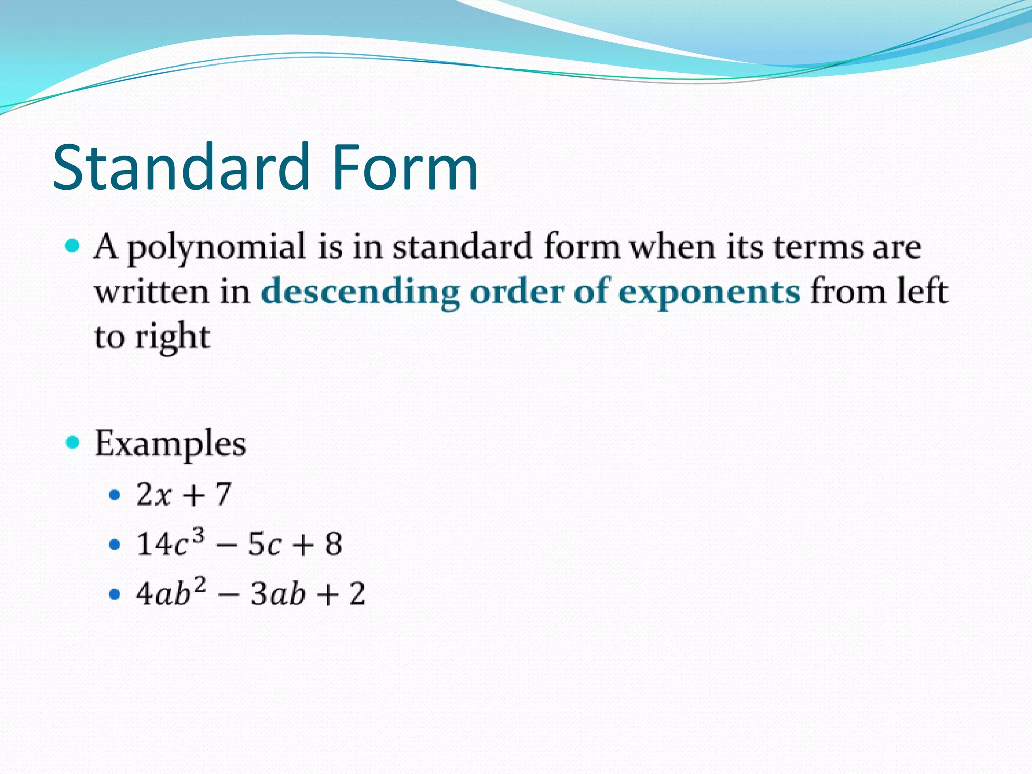 Introduction to Polynomial Functions | PPTX