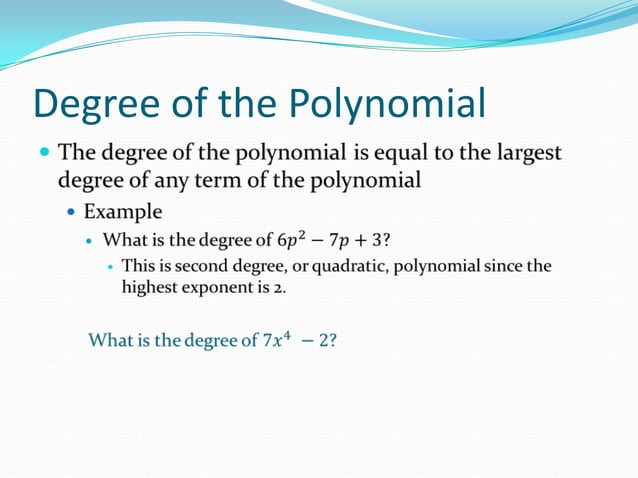 Introduction to Polynomial Functions | PPTX | Physics | Science