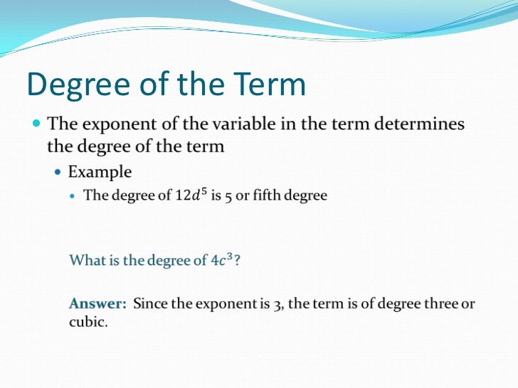 Introduction to Polynomial Functions