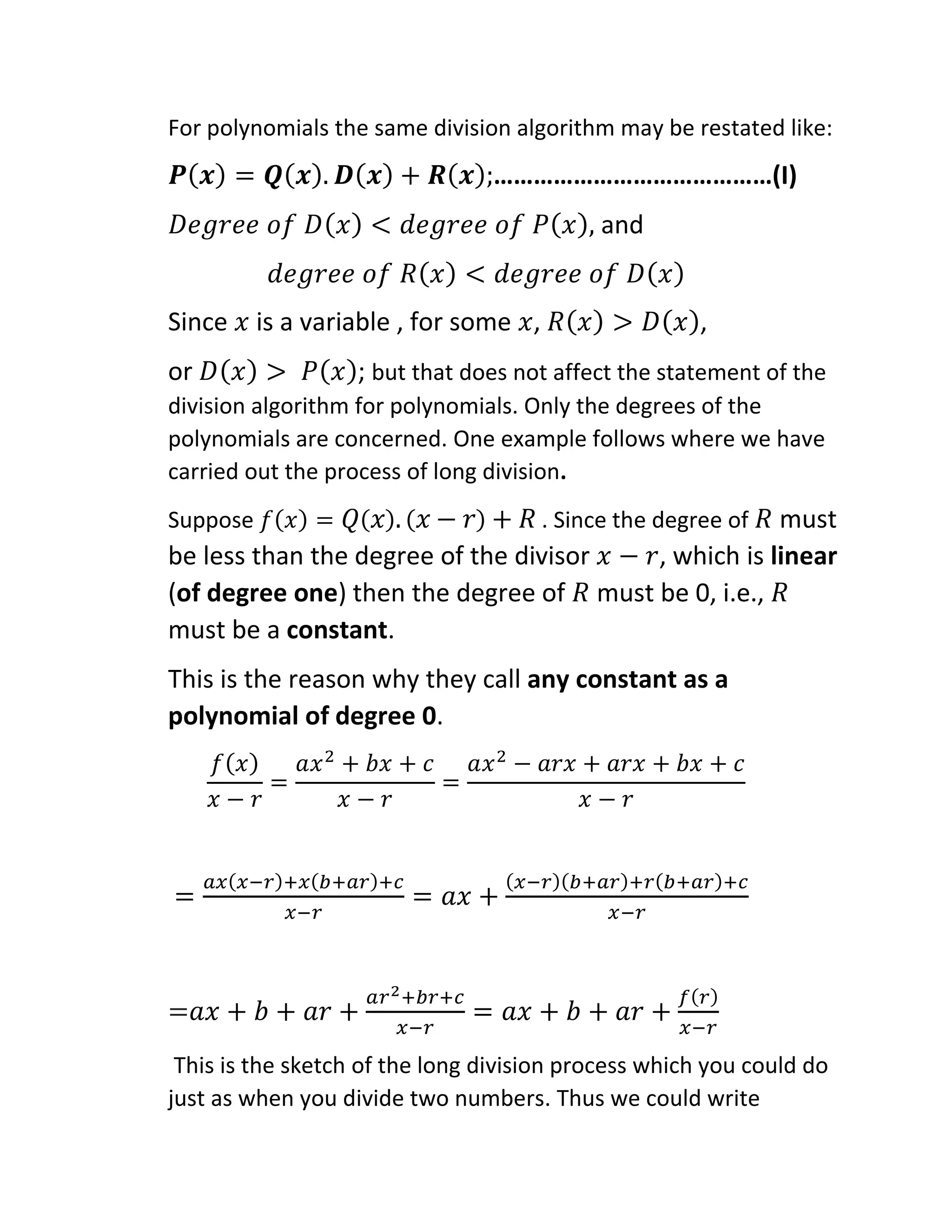 Introduction to polynomials | PDF