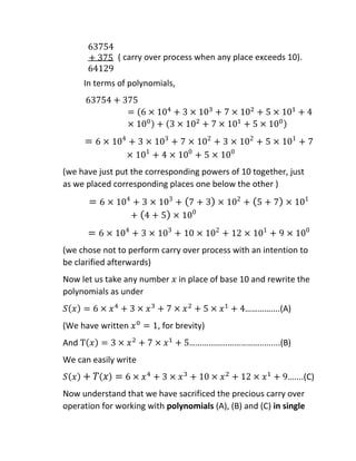 Introduction to polynomials | PDF