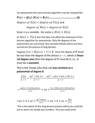 Introduction to polynomials | PDF