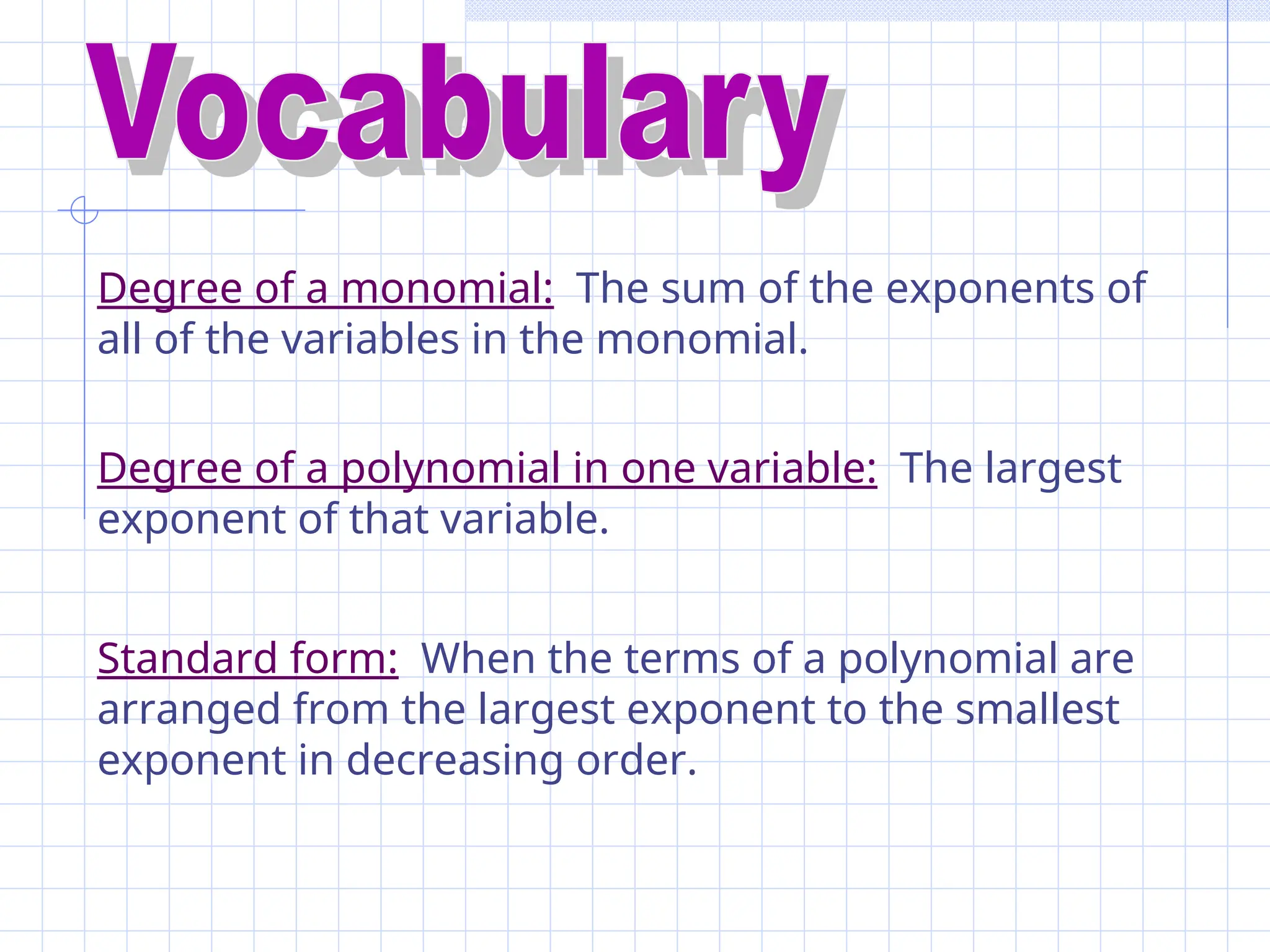 Introduction to Polynomials and examples.ppt