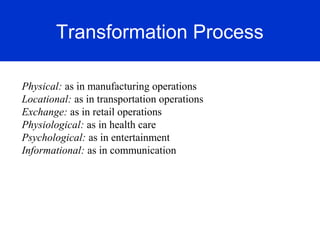 Introduction to production operation management | PPT