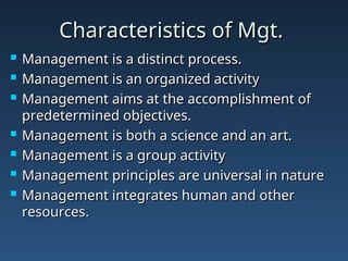 Introduction to principles of management | PPT