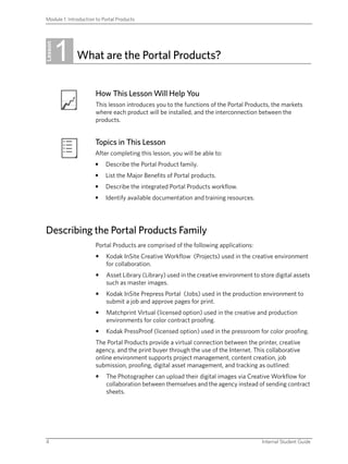Introduction To Portal Products | PDF