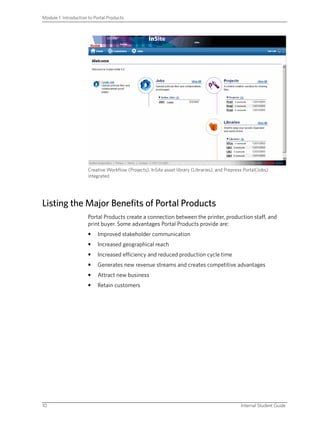 Introduction To Portal Products | PDF