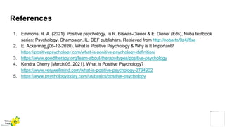 Introduction to Positive Psychology | PPTX