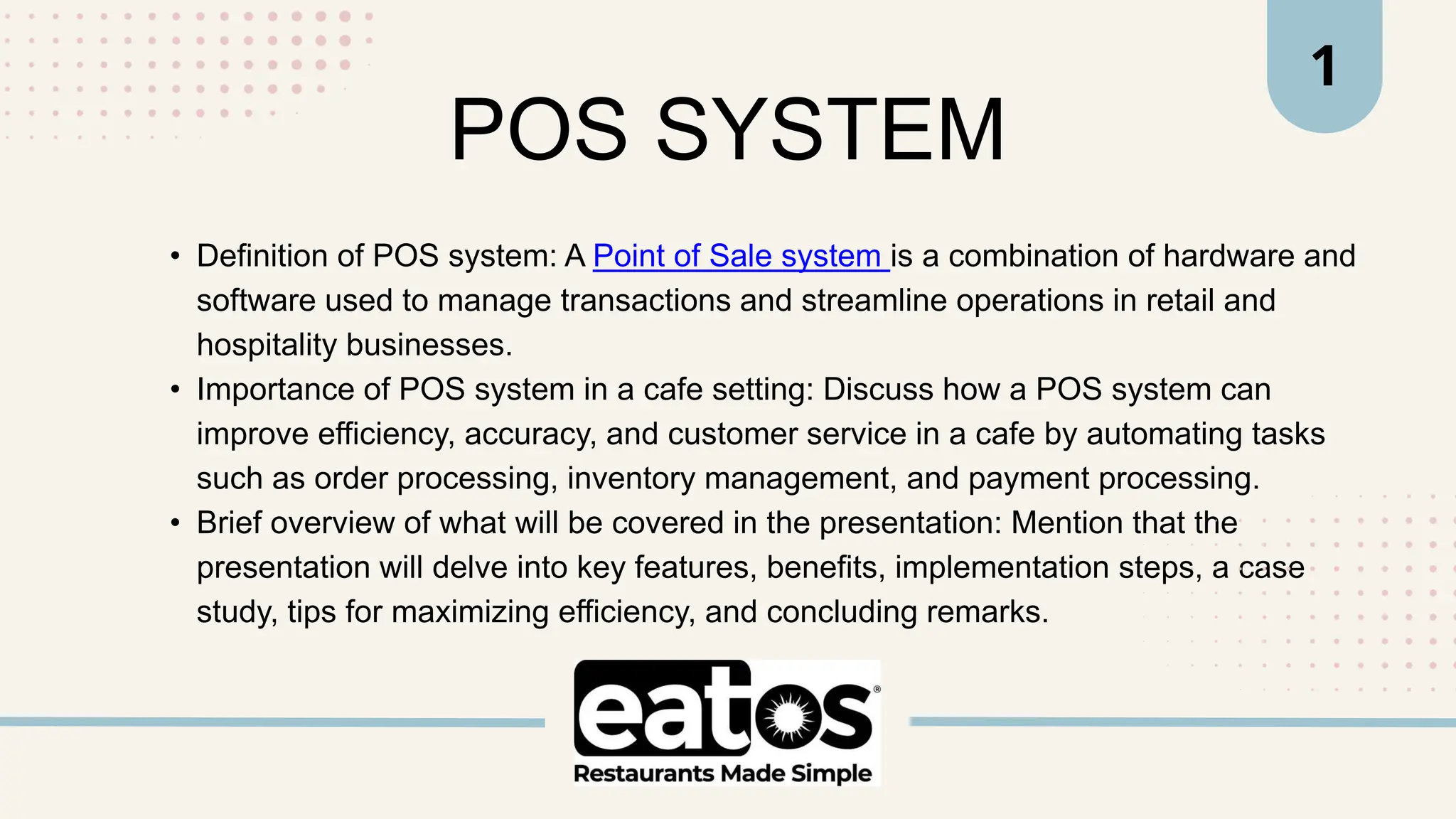 A Comprehensive Guide to Implementing a POS System in Your Cafe | PDF