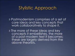 Introduction to post modernism | PPT