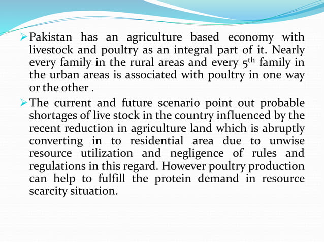 Introduction to poultry | PPTX | Agriculture | Industries