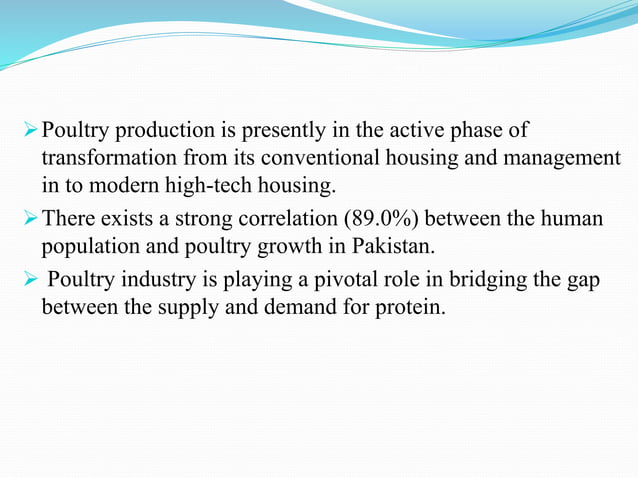 Introduction to poultry | PPTX | Agriculture | Industries