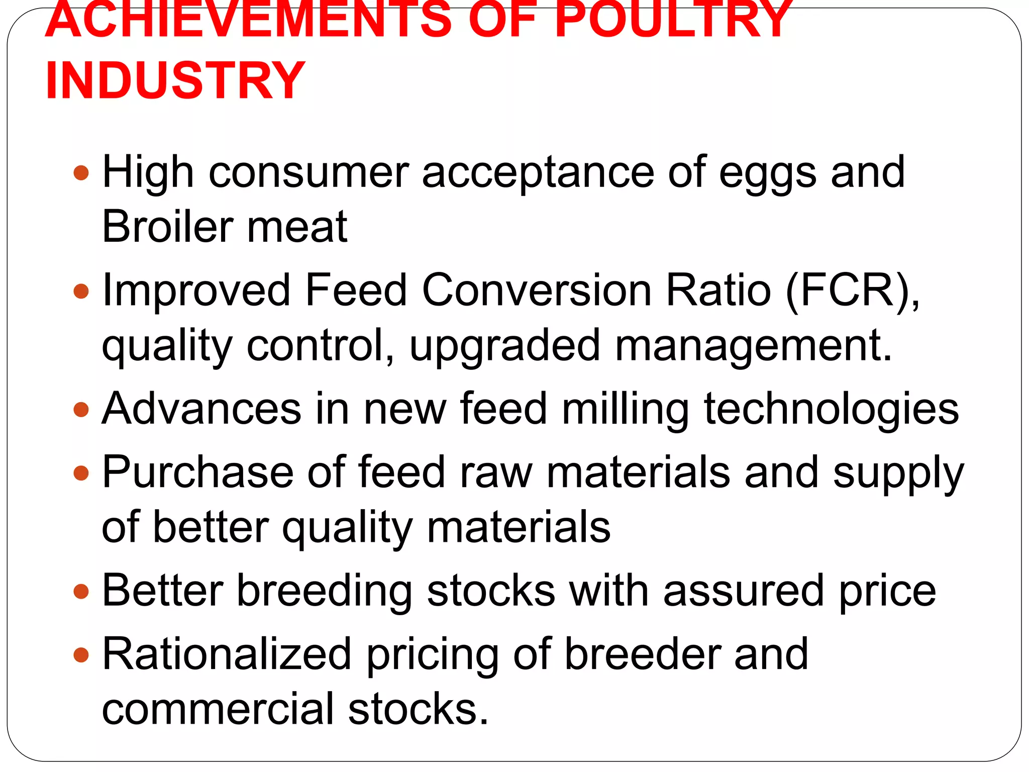 Introduction to poultry production | PPTX