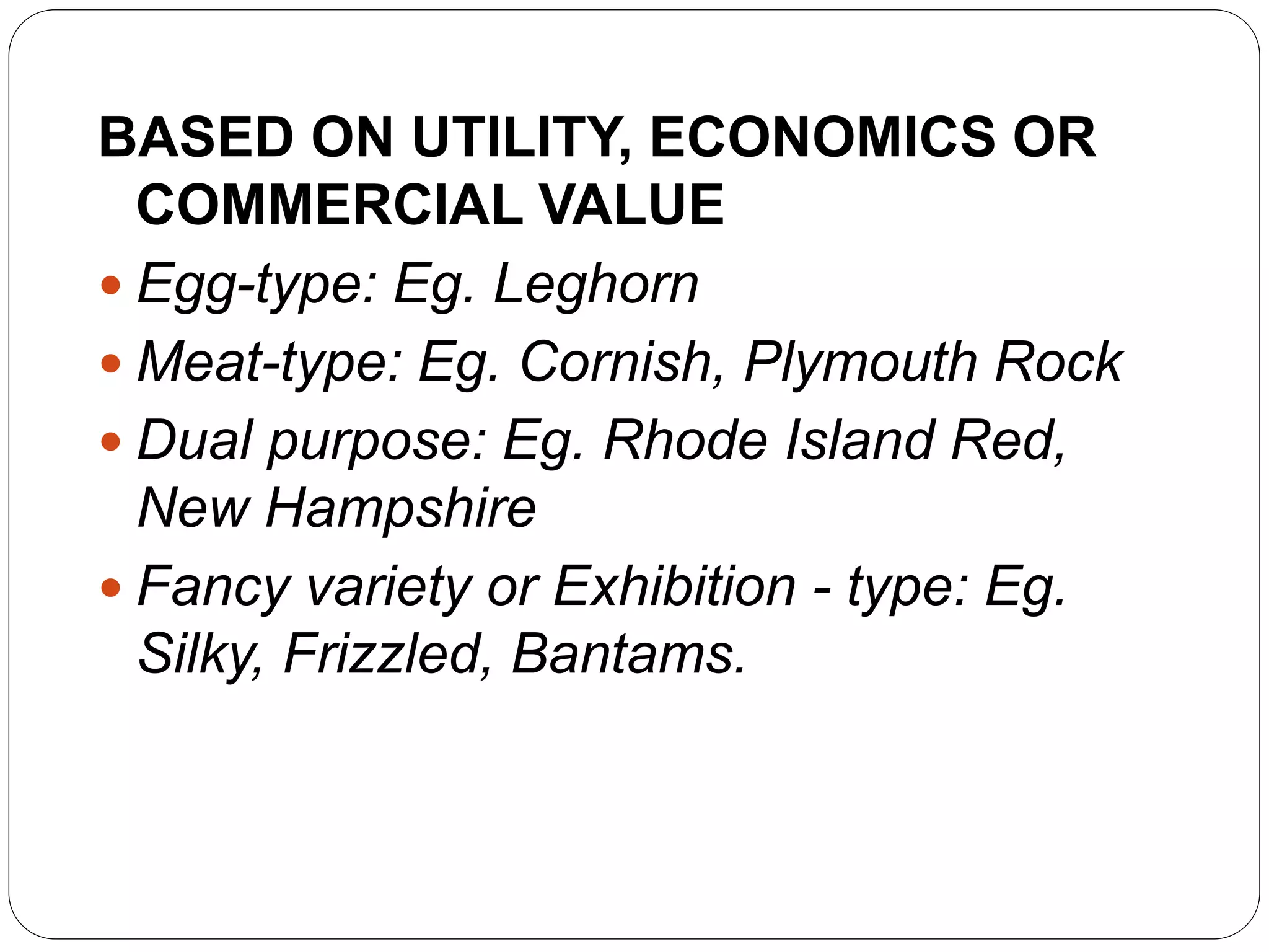 Introduction to poultry production | PPTX