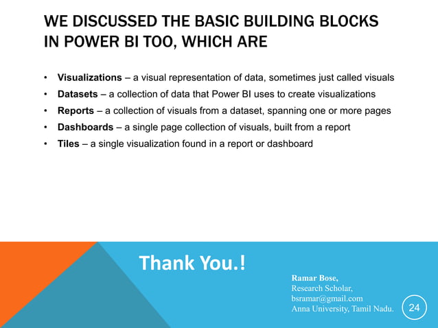 Introduction to power BI | PPTX | Computer Software and Applications ...