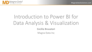 Introduction to Power BI for Data Analysis & Visualization.pptx
