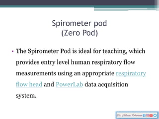 Introduction to power lab with respect to respiration.pptx