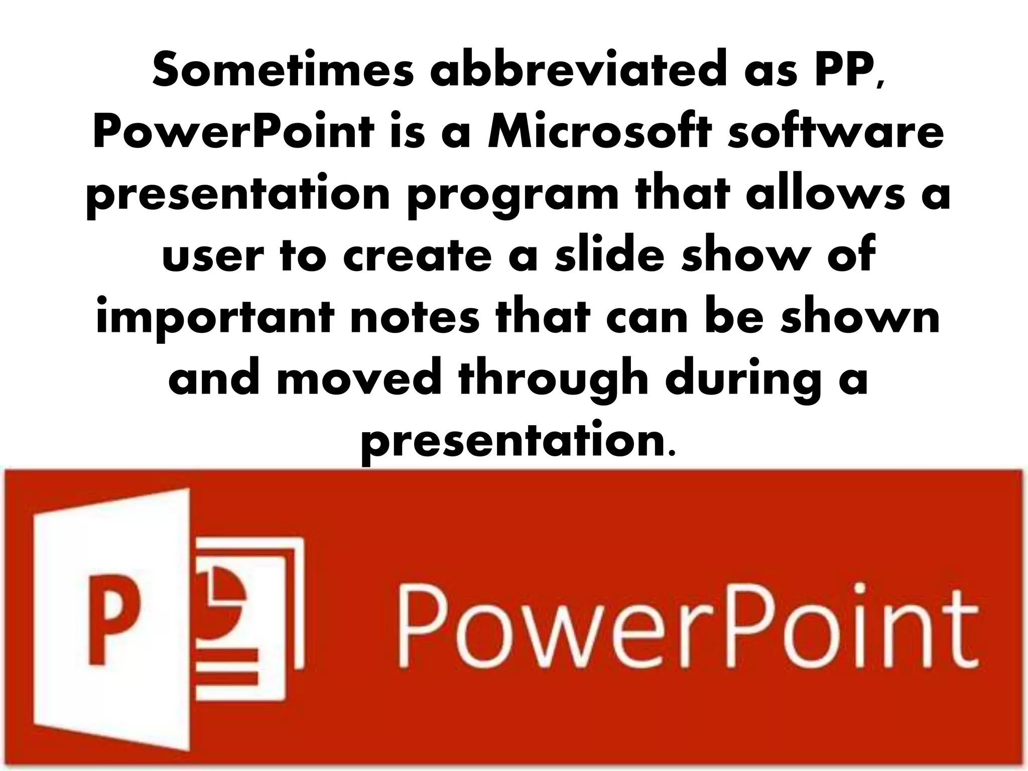 Introduction to powerpoint | PPTX