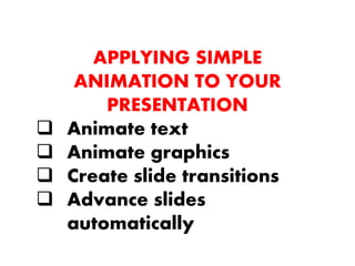 Introduction to powerpoint | PPTX