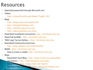 Introduction to PowerShell | PPT