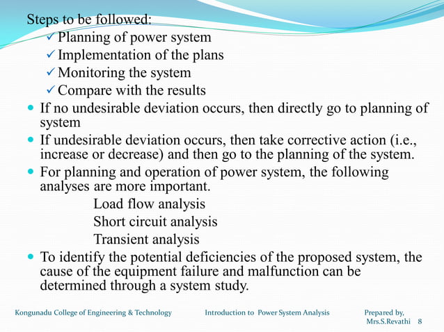 Introduction to power system analysis | PDF | Power and Energy Industry | Industries
