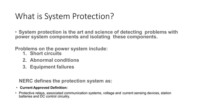 Introduction to POWER SYstem Protection.pptx
