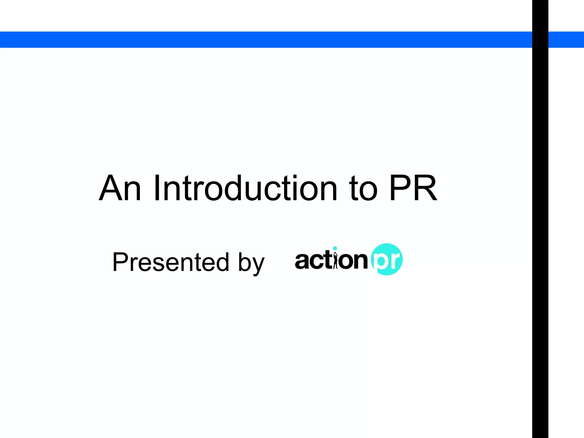 Introduction to PR | PPT