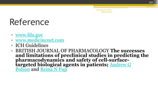Introduction to Pre-clinical Trials | PPTX