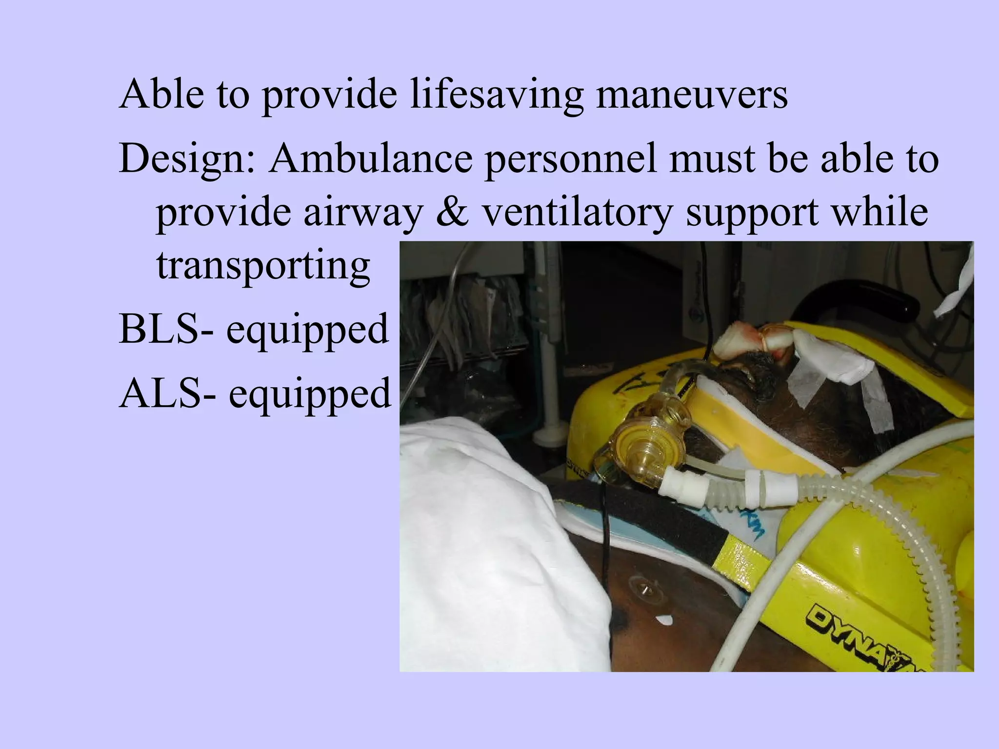 Introduction to pre hospital care and in | PPT