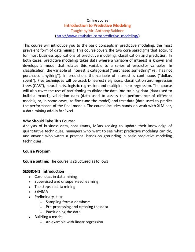 Introduction to Predictive Modeling Introduction to Predictive Modeling