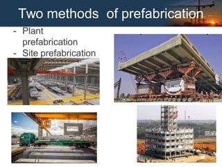 Introduction to prefabricated structures | PPTX