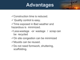 Introduction to prefabricated structures | PPTX