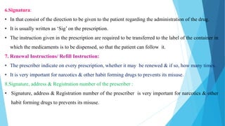Introduction to prescription | PPTX
