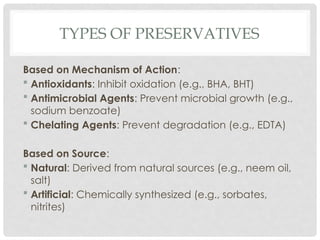 INTRODUCTION TO PRESERVATIVES (Pharmaceutics).pptx