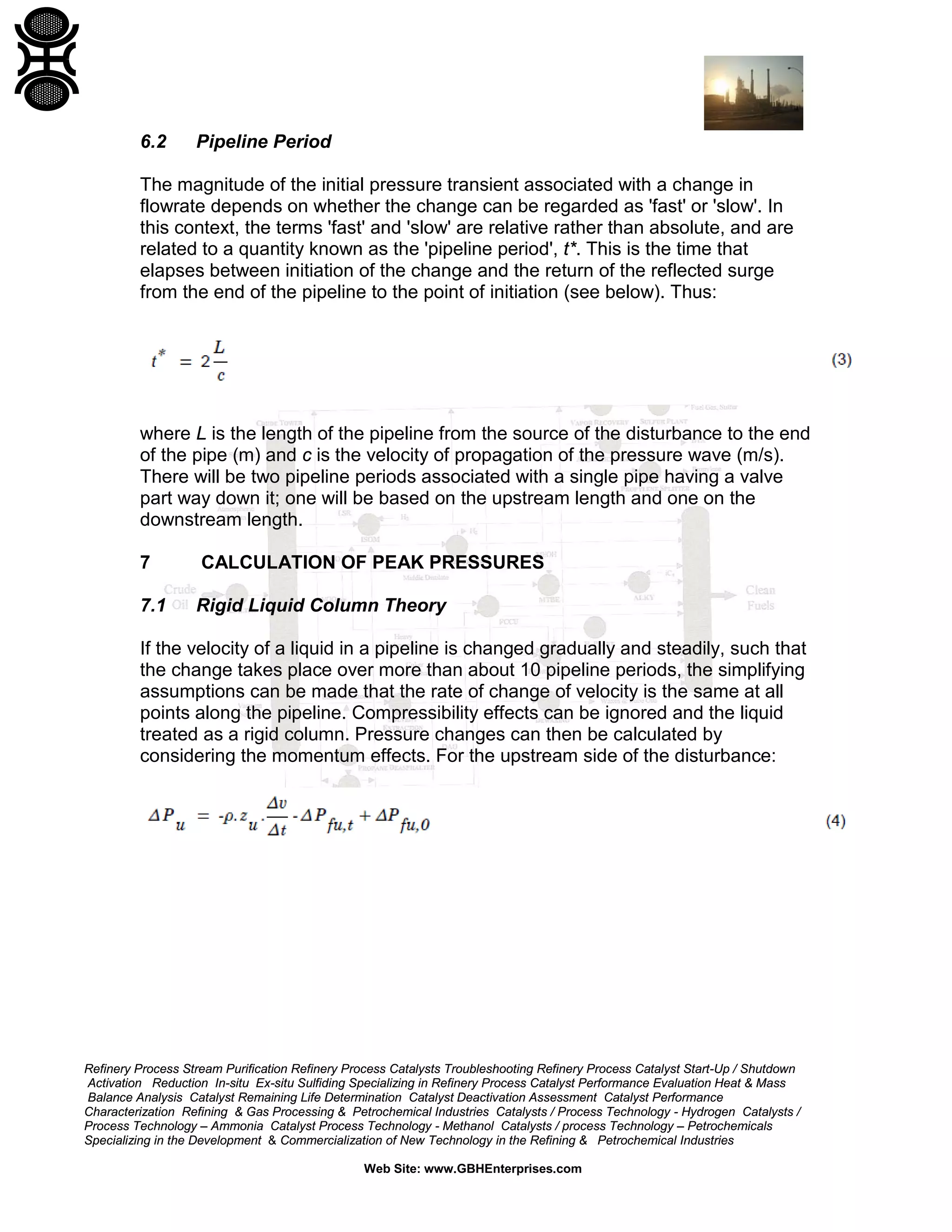 Introduction To Pressure Surge In Liquid Systems | PDF