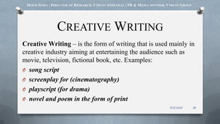 Introduction to press writing for corporate communications | PPT