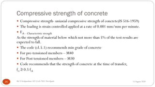 Introduction to prestressed concrete | PDF