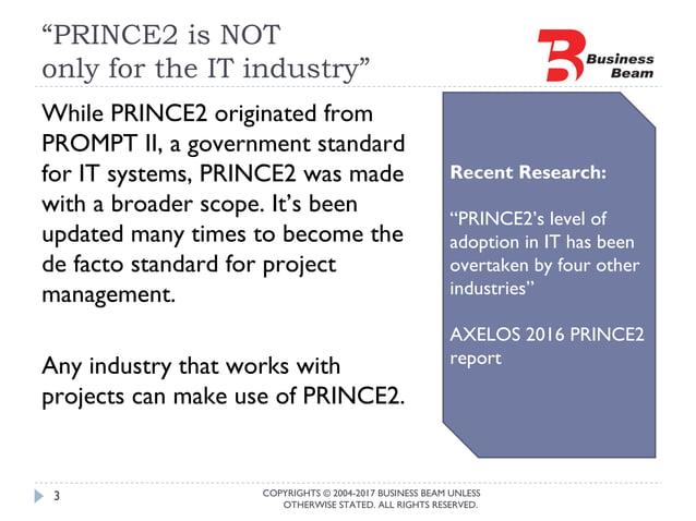 Introduction to PRINCE2 Trainings | PPT