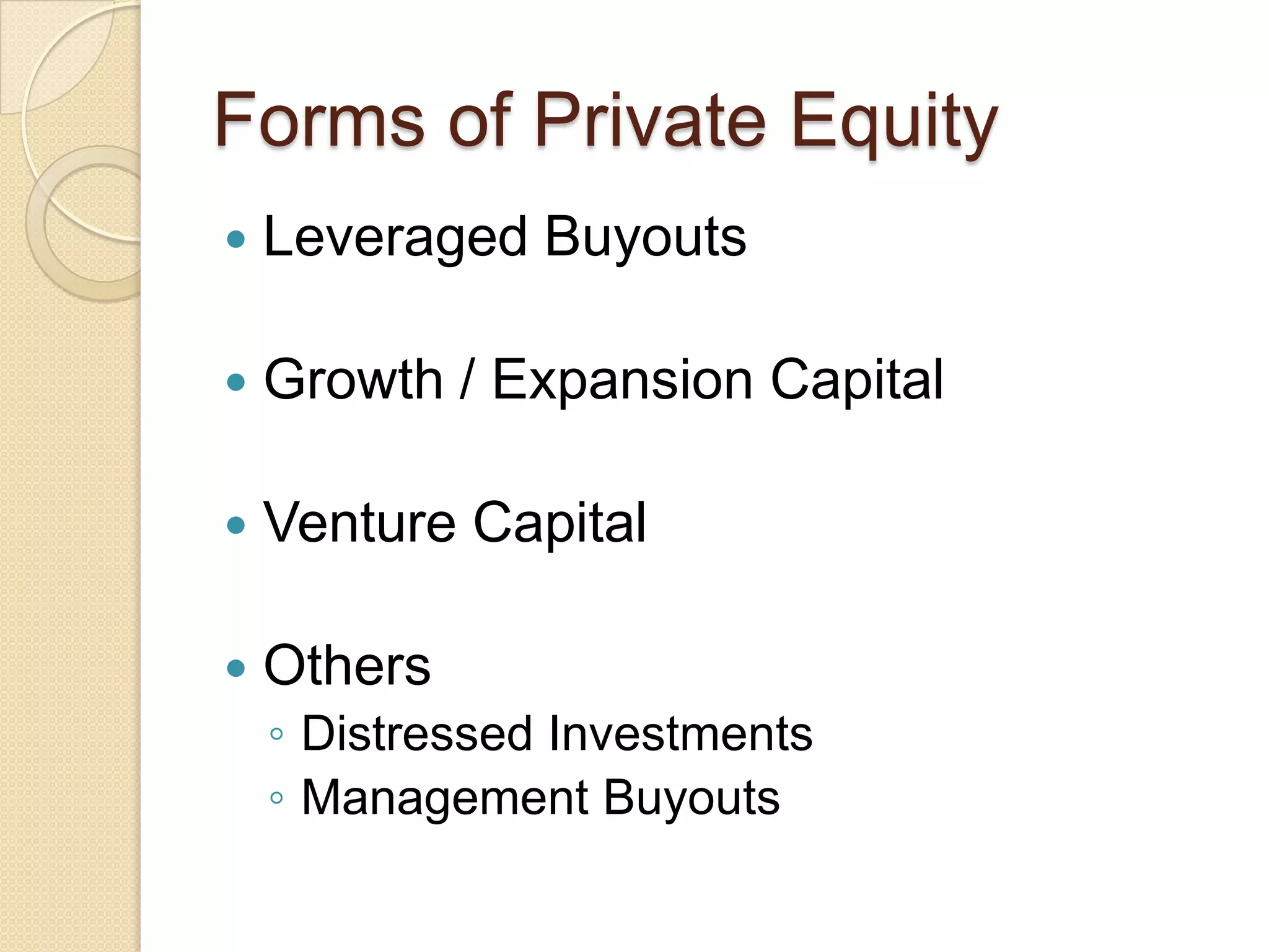 Introduction to Private Equity | PPTX