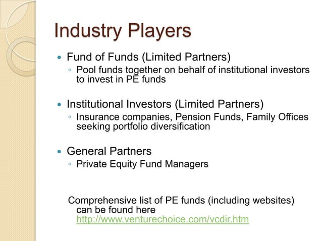 Introduction to Private Equity | PPTX | Private Equity | Business ...