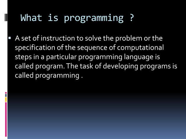 Introduction to problem solving in C | PPTX