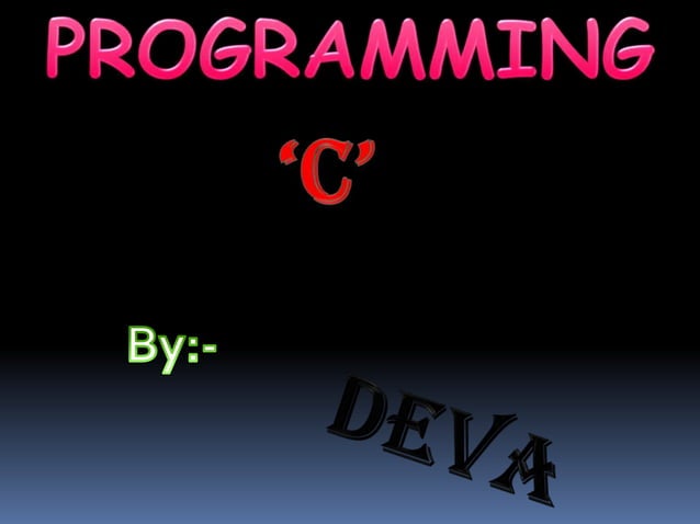 Introduction To Problem Solving In C Ppt