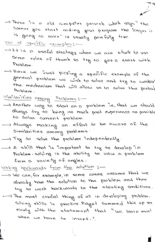 Introduction to problem solving | PDF