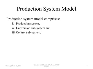 Introduction to production and operation management | PPTX