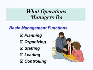 Introduction to production and operations management | PPT