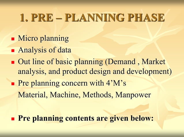 Introduction to production planning and control | PPT