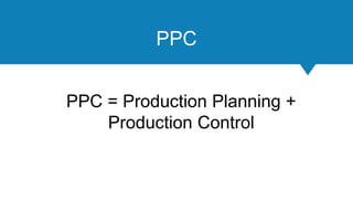 Introduction to Production Planning & Control & Manufacturing.pptx